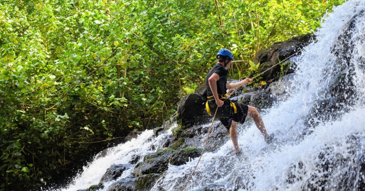 Waterfall Rappelling in the Jungle - Adventure Tours Hawaii