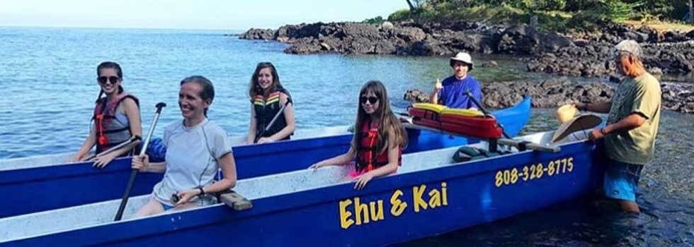 Outrigger Canoe to Captain Cook Monument - Adventure Tours Hawaii