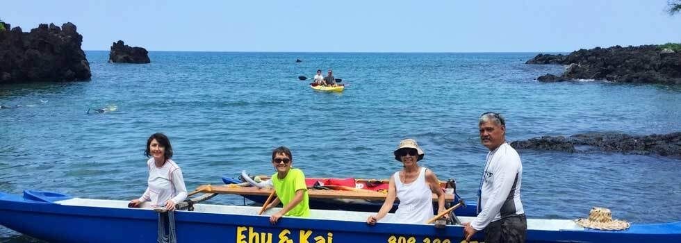 Outrigger Canoe to Captain Cook Monument - Adventure Tours Hawaii