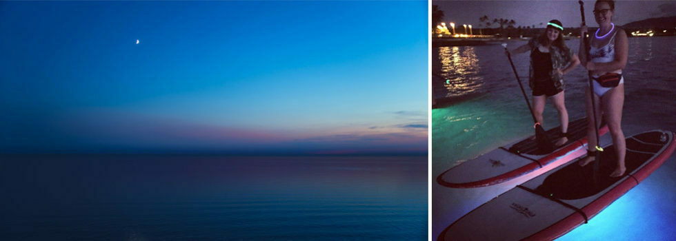 Glow Paddle Boarding under the Moonlight - Adventure Tours Hawaii